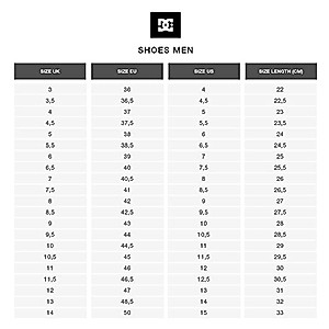 DC Womens Trase TX Skate Shoe, Black/White, 12 D US