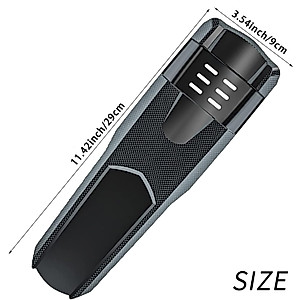 kingsea 2PCS Mountain Bike Mud Guard, Adjustable Carbon Fiber MTB Fenders -Universal Front or Rear MTB Fender Compatible with 20"/24"/26"/27.5"/29" Mountain Bike Mudguards - Hard Shell