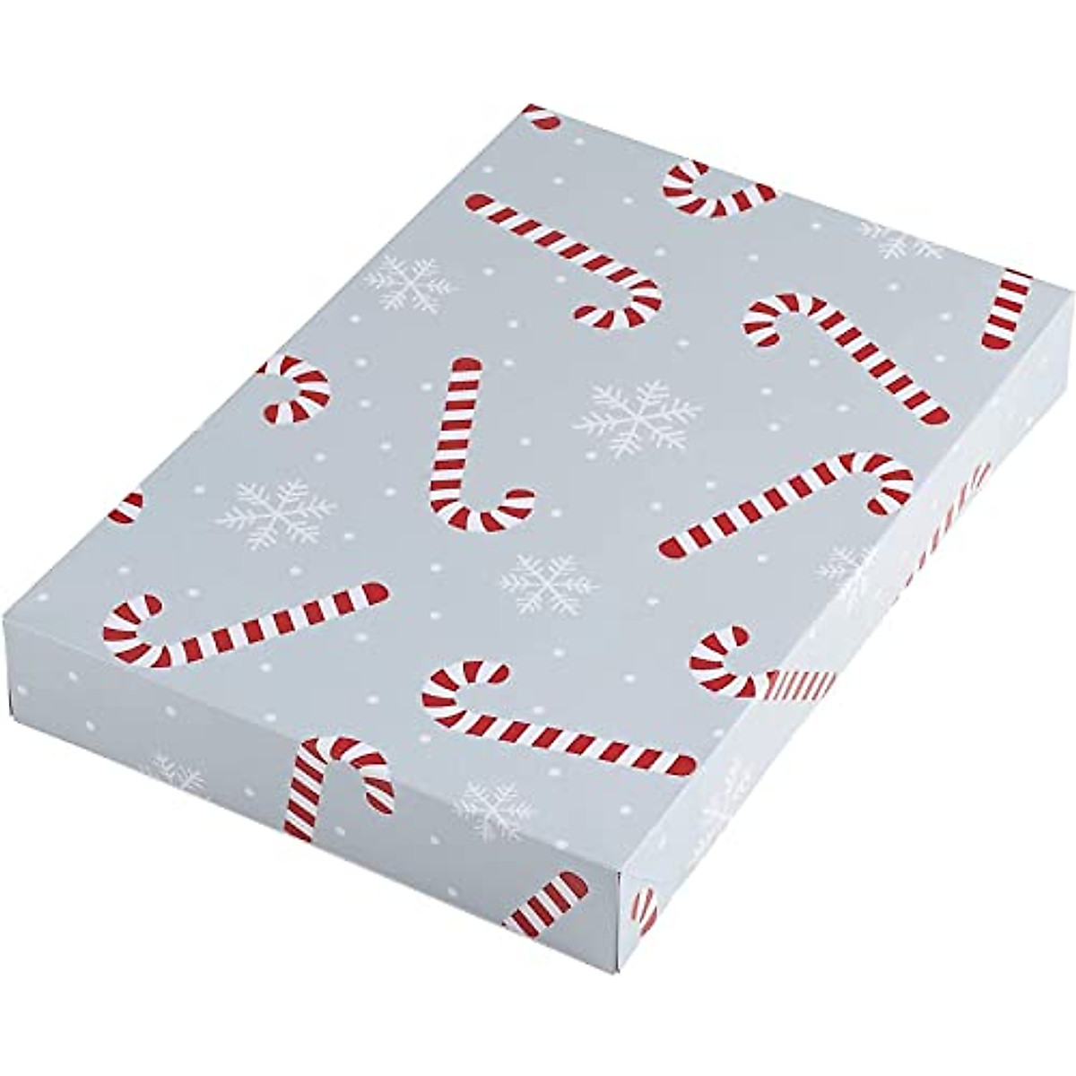 Juvale 24 Pack Christmas Boxes for Gifts with Lids for Presents, Empty Wrap in 4 Designs (3 Sizes)