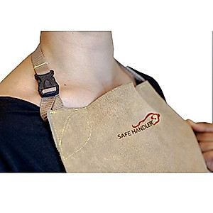 SAFE HANDLER Welders Leather Protection Kit with 5 Piece Full Body Protection | Sturdy, Strong Overall Protection, Adjustable Straps, Grade A Split Leather, 36 inch