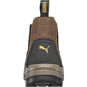PUMA Men's Tanami Brown Mid Industrial Shoe, 9.5