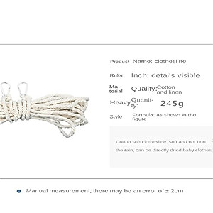 N/A 10m Clothesline Outdoor Drying Quilt Thick Anti-Skid Windproof Outdoor Cooling Clotheslinedrying Clothes Line