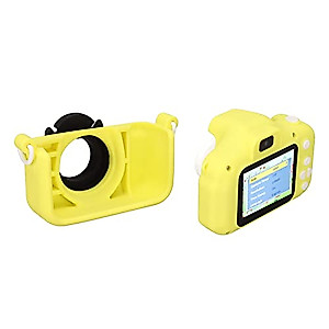 Kids Digital Camera, 28 Fun Photo Frames 2in HD Screen Multiple Filters Children Camera for Photo for Listening to Music Without 32G Memory Card with Card Reader