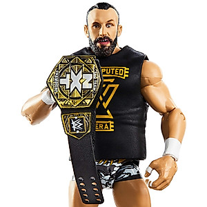 WWE Bobby Fish Elite Series #79 Deluxe Action Figure with Realistic Facial Detailing, Iconic Ring Gear & Accessories