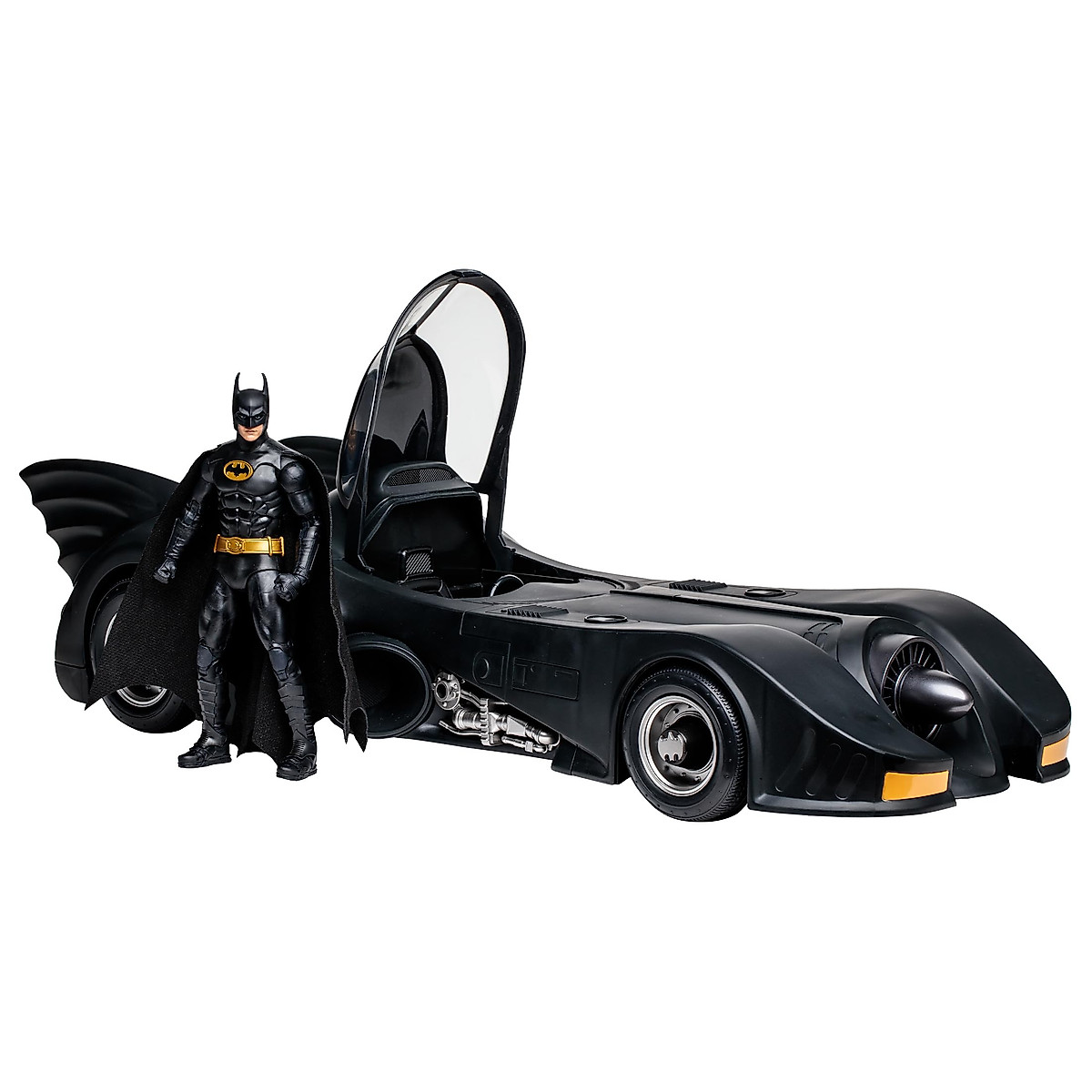 McFarlane Toys - DC Multiverse Batman & Batmobile Gold Label 2pk (1989), Gold Label, Amazon Exclusive
