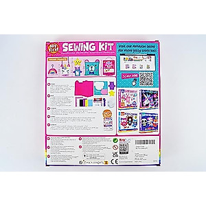 KRAFUN My First Sewing Kit for Beginner Kids Arts & Crafts, 6 Easy DIY Projects of Stuffed Animal Dolls and Plush Pillow Craft, Instructions & Felt, Gift for Girls, Boys, Learn to Sew, Embroidery