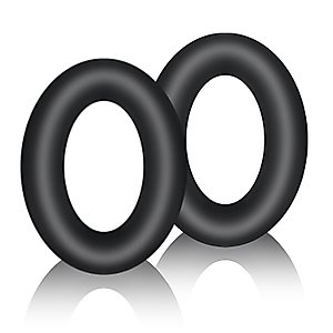 Adhiper Silicone Sweat Covers for Sony 1000XM4 WH-CH720N WH-XB910N ULT WEAR, Also for Bose 700 & QuietComfort Ultra Headphones, Silicone Case Protector Ear Pads Covers Headphone Accessories (Black)