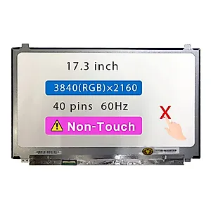 17.3" Screen Replacement for Acer Predator 17 G9-793-76KV LCD Display Panel 40 pin (UHD 3840 * 2160 Non-Touch)