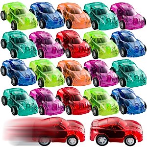 Dazzling Toys Pull Back Cars – Kids Racer Cars - Mini Toy Cars for Boys & Girls – Pullback Race Cars Birthday Party Favors in Assorted Colors - Goodie Bag Fillers/Class Prizes/Carnival (12 Pack)