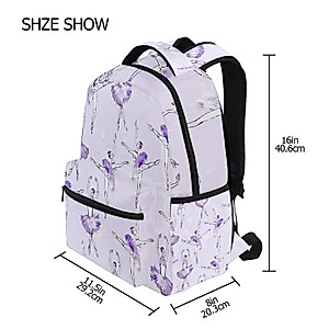 Ballet Ballerinas Kids Backpack for Boys Girls Backpacks Preschool Toddler BookBags Kindergarten Elemetary School Bags