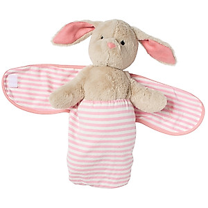 Manhattan Toy Baby Bunny Stuffed Animal with Swaddle Blanket, 11"