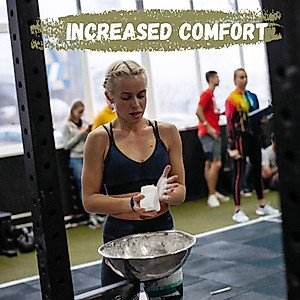 WARM BODY COLD MIND Premium Chalk Block for Weight Lifting - Hand Grip for Cross Training, Climbing, Gymnastics, Weightlifting, Powerlifting, Deadlift, Pole Dancing, Sport Gym, Fitness (8 Blocks)