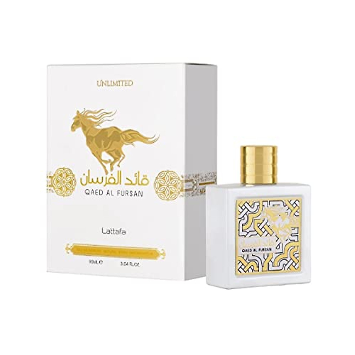 Lattafa Qaed Al Fursan Unlimited EDP Unisex 3.04 Fl Oz
