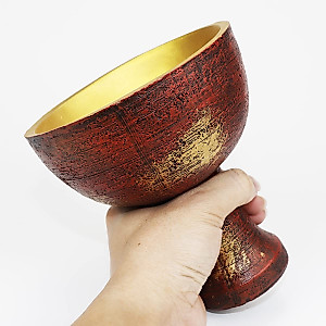 DOERDO Indiana Jones Holy Cup Religion Ornament Halloween Gathering Prop Gifts, The Last Crusade Cup of Christ Chalice Sacrifice Tool, Retro color