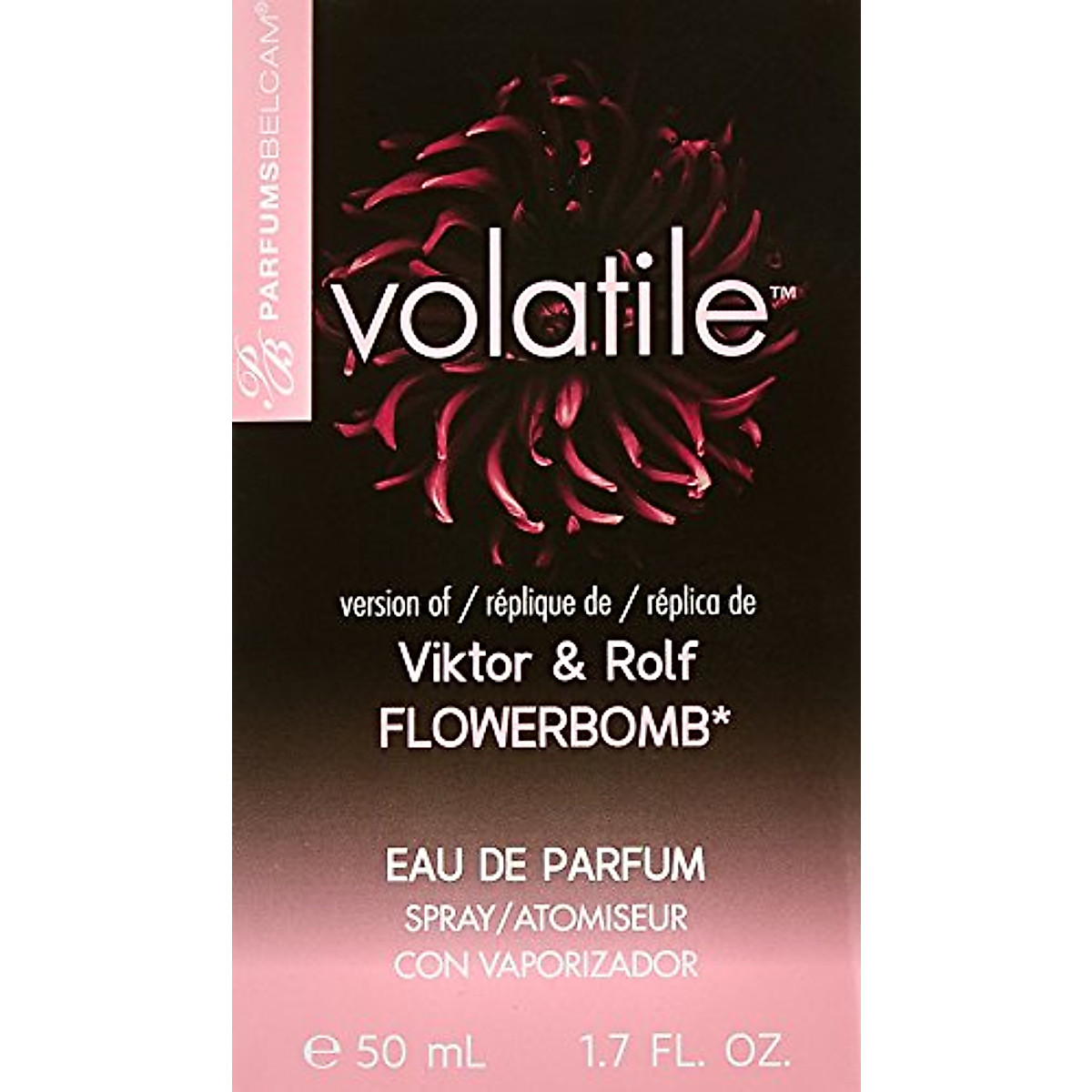 PB ParfumsBelcam Volatile, Eau de Parfum Spray, Our Version of a Designer,1.7 Fl Oz