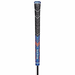 Golf Pride MCC Plus4 Teams Grip -Standard, Royal/Orange
