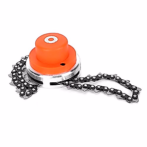 Walfront Multifunctional Spiral Chain Trimmer Head Replacement Head Garden Lawn Mower Accessories Outdoor Grass Trimmer 148*115*70mm