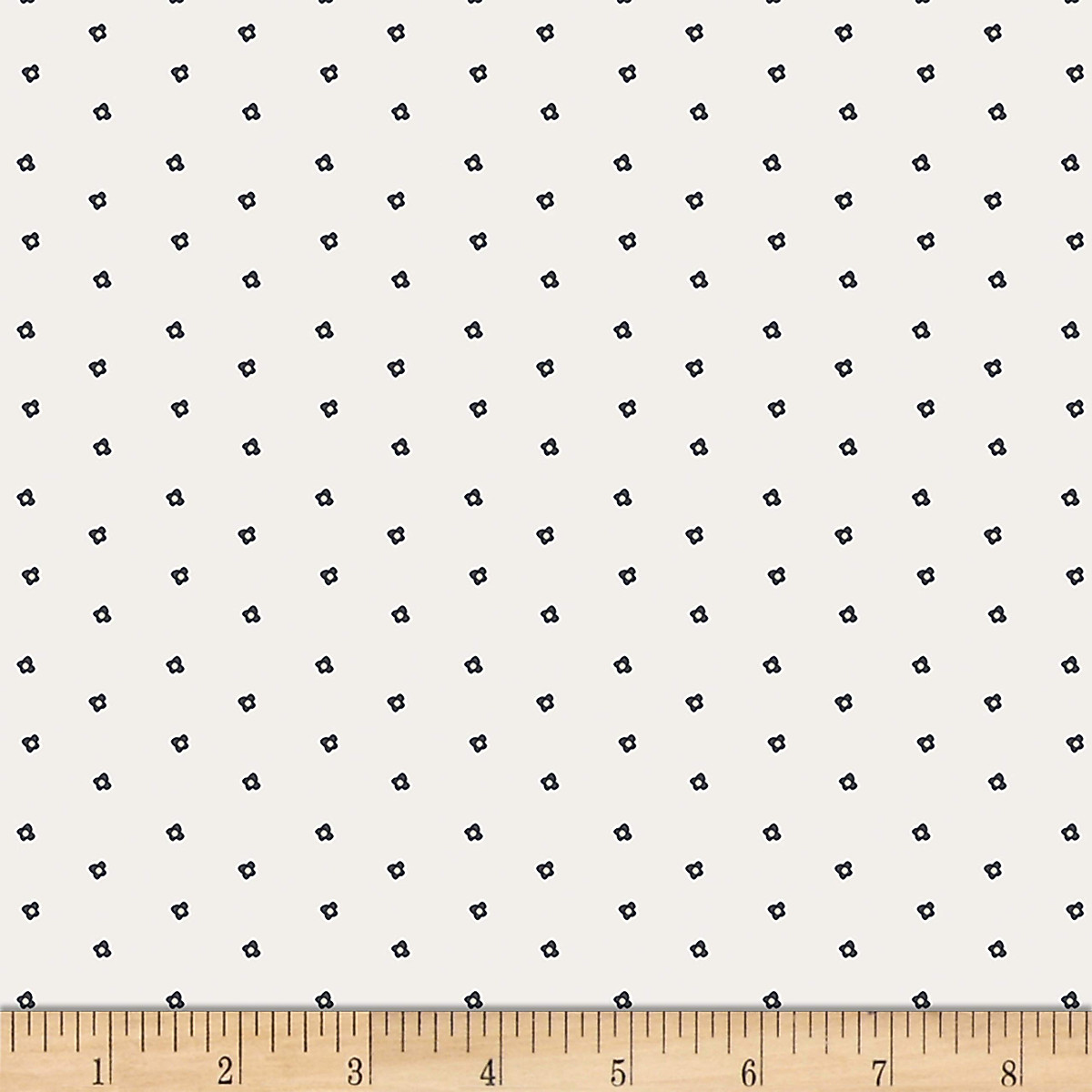 Art Gallery Fabrics Lower The Volume Fresh Miniature, White