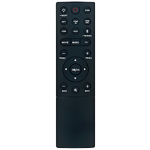 Replacement Remote Control Commander Compatible with TCL TS8212 TS8132 TS8111 Alto 8i Dolby Atmos Sound Bar Soundbar Home Theater System