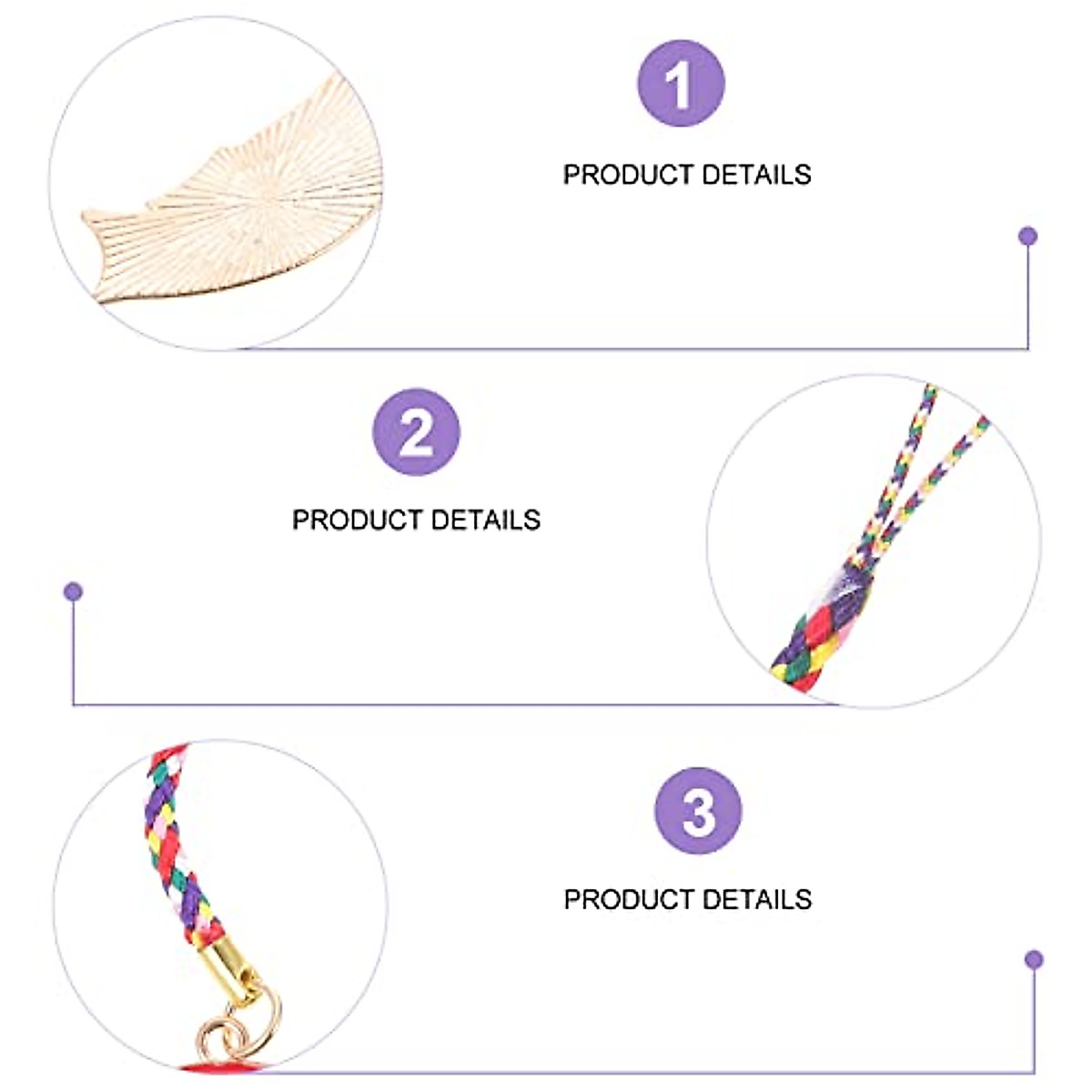 Veemoon 2pcs Cell Phone Charms Chain Japanese Koinobori Carp Streamer Hanging Pendant Phone Lanyard Cell Phone Strap for Phones ID Badge Bags Decor