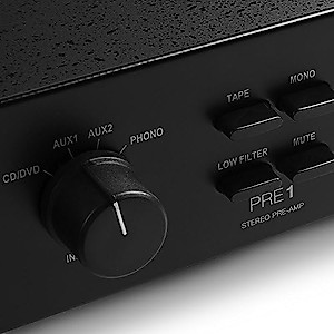 OSD Audio Pre-1 High Definition Preamplifier – Multi Source Select Phono Ready
