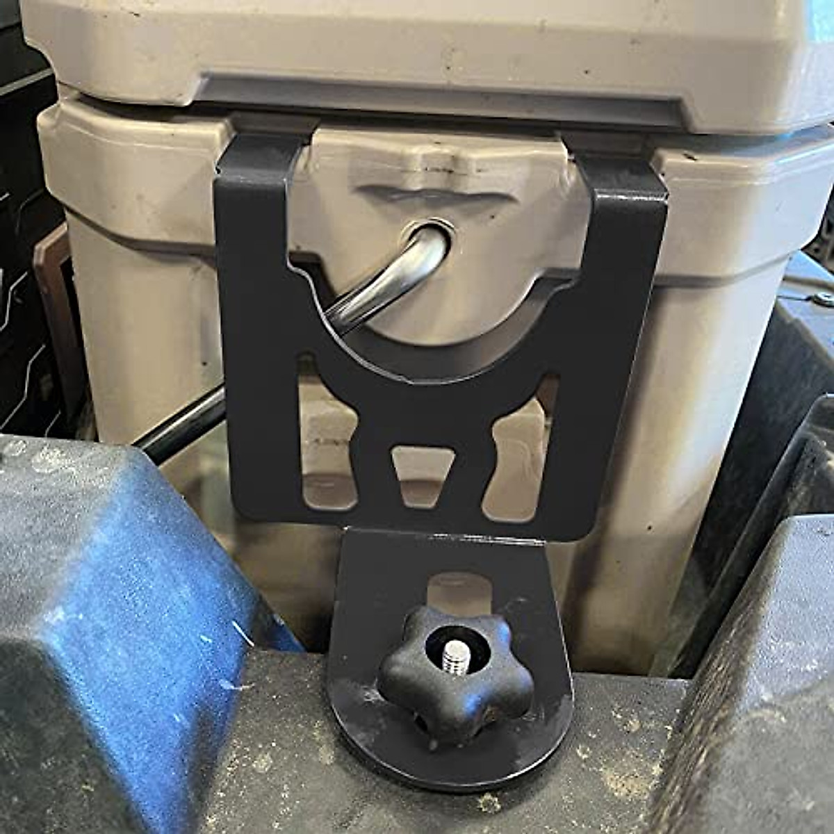 SUNPIR RZR Cooler Mounting Brackets Work with Ozark 26 Cooler fit for Polaris RZR and XP and Turbo, RZR Accessories Pack of Two