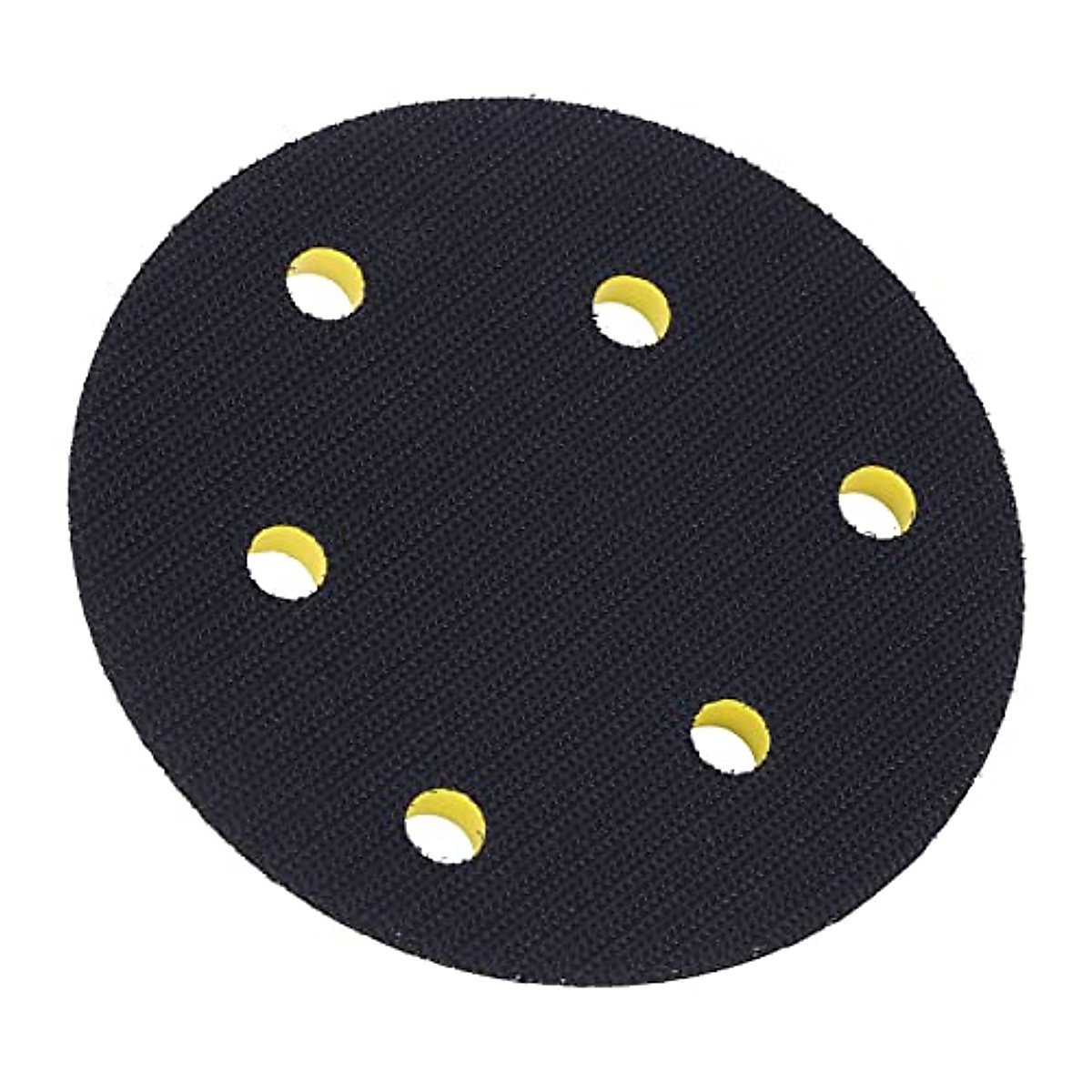 Eujgoov 5in Sanding Pad, 12000RPM 5/16”Arbor with 24 Thread Mounts Hook and Loop PU Backing Plate for Drill Polishing Pad