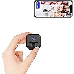 FYLCTEI Spy Camera Hidden Camera 1080P WiFi Wireless Camera, Last up to 30 Days Without Charging Nanny Cam Mini Camera with Motion Detection Indoor Surveillance Cameras for Home Security