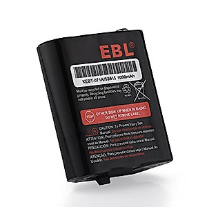 EBL 2 Packs 3.6V 1000mAh Two-Way Radio Rechargeable Batteries for 53615 KEBT-071A KEBT-071-B KEBT-071-C KEBT-071-D