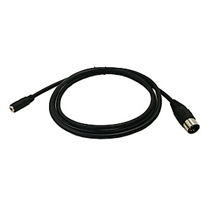 zdyCGTime 3.5mm(1/8in) TRS Stereo Female to 5-Pin Din Male Professional Premium Audio Adapter for Bang & Olufsen, Naim, Quad...Stereo Systems