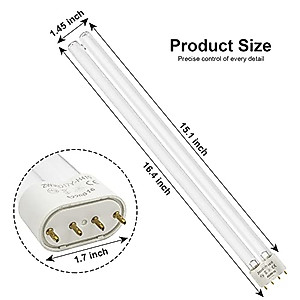 Two 36W 36 Watt UV Bulb Lamp 2G11 Base-4 Pin For JEBAO, New