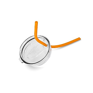 makerflo 30 oz Orange Powder Coated Tumbler Pack of 1 with Upgrad Handle Option, Includes a Sliding Splash & Leak Proof Lid, Ideal for Craft, Personalization (Laser Engraving, UV DTF, Epoxy, Vinyl)