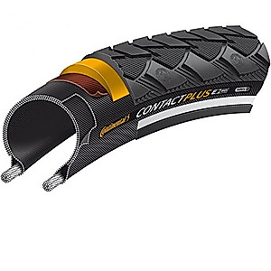 Continental Contact Plus ETRTO (32-622) 700 x 32 Reflex Bike Tires, Black