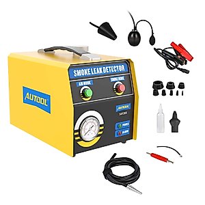 Smoke Leak Detector, 2 Mode Automotive Fuel Leakage Diagnostic Tester,Conduit Pipe System Leakage Tester,EVAP Leak Detector for 12V Vehicles