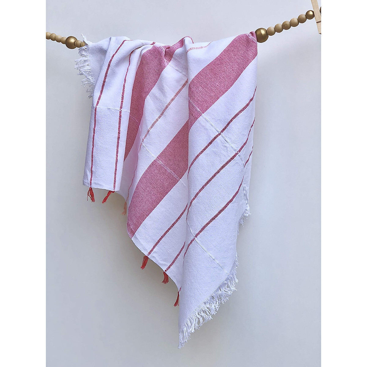 GuaTela Hand/Dish Towel - Coral Dawn