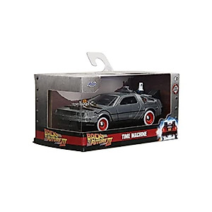 Jada Toys Back to The Future Part III 1:32 Time Machine Die-cast Car, Toys for Kids and Adults