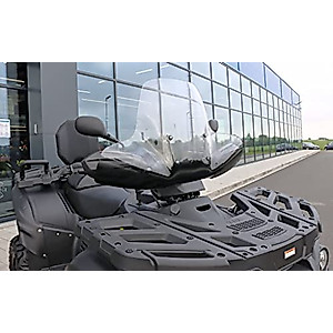 ATV Windshields & Windscreens Fit For Polaris Arctic CAT CAN AM Fourtrax Grizzly Brute Force Honda FourTrax Rancher Foreman Yamaha Kawasaki