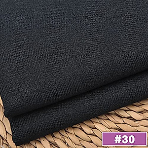 Custom Size Cushion for Bench, Indoor Patio Furniture Seat Cushion, Personalized Bench Cushions, Washable Removable Chair Pad, Optionally Add Piping (Black)