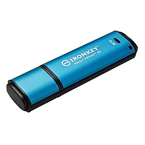 Kingston IronKey Vault Privacy 50 8GB Encrypted USB | FIPS 197 | AES-256bit | BadUSB Attack Protection | Multi-Password Options | IKVP50/8GB