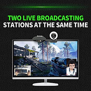 SOLUSTRE Web Camera 1 Set camera High Definition Webcam Video Webcam Advanced webcam with microphone Fill light webcam Webcam Live Streaming Webcam USB Webcam laptop computer plastic 4k