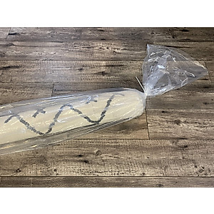 Rug Storage Bag and Zip Tie - NO Vent Holes - Heavy Duty - Giant Size Fits Rugs up to 9'x12' - Protects Rolled Rugs for Moving or Storage