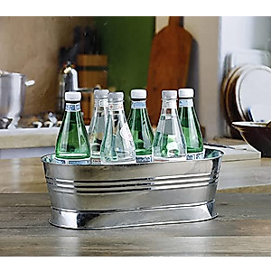 Style Setter Classic Farmhouse Beverage Dispenser Set of 2 Cold Drink Dispenser w/ 1-Gallon Capacity each Glass Jug, Metal Rack & Leak-Proof Acrylic Spigot Great for Parties, Weddings