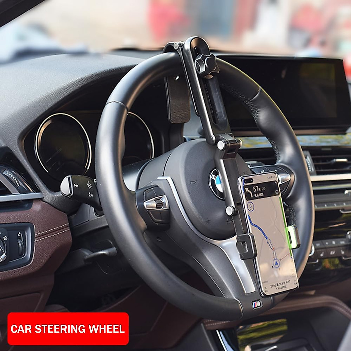 Vangoddy Sun Visor Dashboard Car Phone Mount Compatible with Motorola Edge (2023), Razr Razr+ (2023), ThinkPhone, Moto G 2023, G Power Stylus, G Play