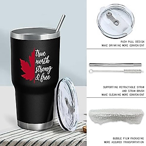 Canada Day Tumbler With Lids For Beach