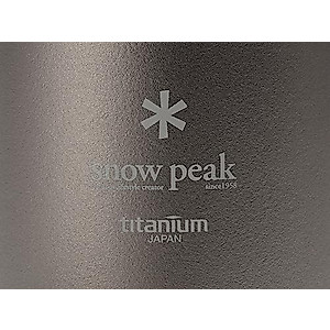 Snow Peak Titanium Kanpai Bottle - Double-Wall Insulated Thermos Water Bottle - Perfect Addition to Camping, Hiking, or Backpacking Gear - Bottle Keeps Drinks Hot or Cold - 350 ml