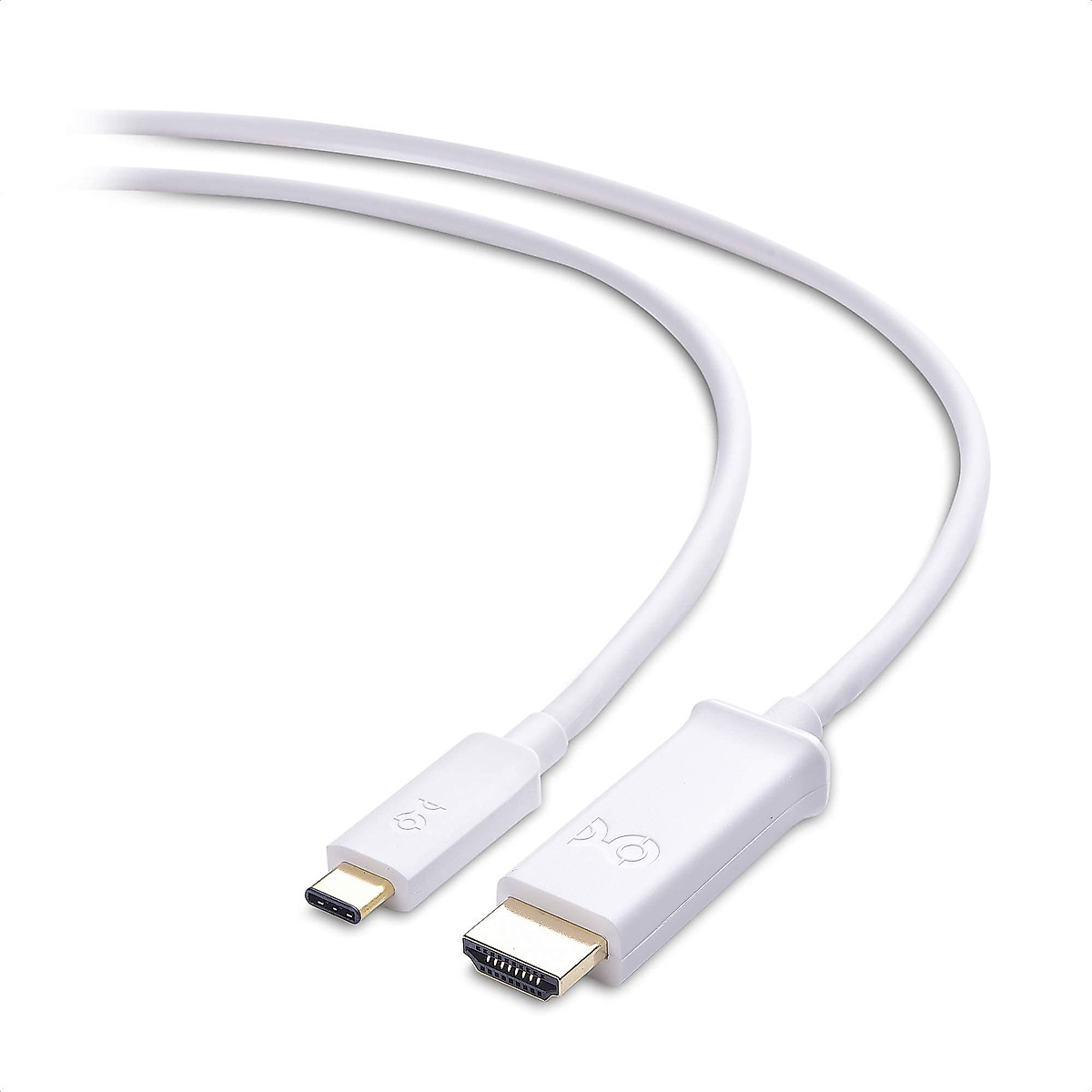 Cable Matters 3.3-Foot Short USB C to DisplayPort Cable (USB-C to DisplayPort Cable, USB C to DP Cable) Supporting 8K 60Hz in White - Thunderbolt 3 Port Compatible with MacBook Pro, Dell XPS 13 and Mo