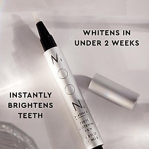 MOON Platinum Teeth Whitening Pen, Whitens Teeth Fast, Gentle on Sensitive Teeth, 30+ Uses, Vegan, Mint Flavor