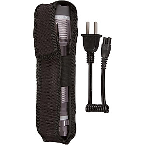 VIPERTEK VTS-T03 Aluminum Stun Gun with LED Flashlight, Gray