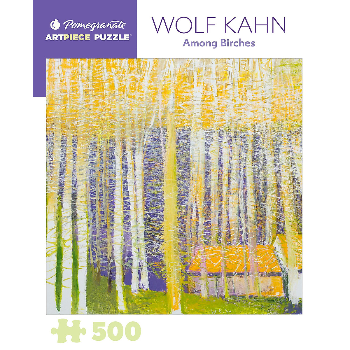 Wolf Kahn: Among Birches 500-Piece Jigsaw Puzzle (Pomegranate)