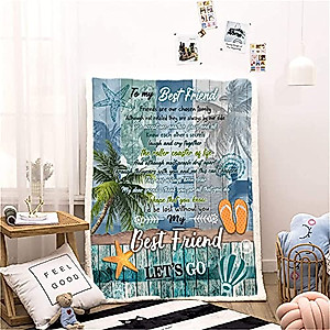 Best Friendship Blanket BFF Friend Gifts for Women,Best Friend Christmas Birthday Gifts, Bestie Gifts for Women,to My Best Friend Blanket,Gifts for Women,Best Friends Birthday Gifts Throw Blanket